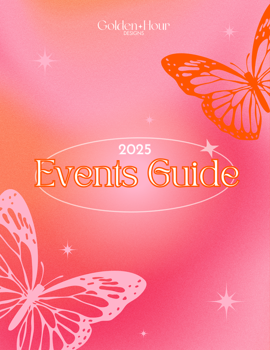 GHD Events Guide – Golden Hour Designs